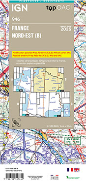 Carte VFR IGN France 2025 - Cartes aéronautiques - Pilotshop