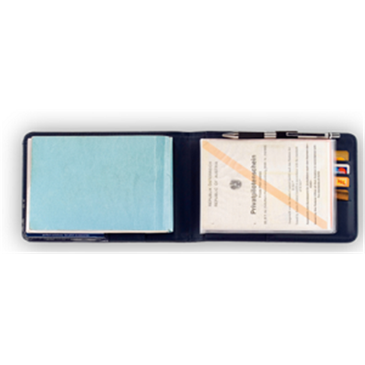 Small Pilot Logbook cover in leather Design 4 Pilots - Pilotshop